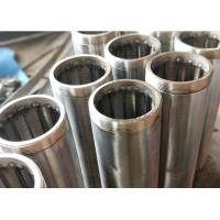 China 304 Stainless Steel Wire Wrapped Screen OD 68mm Corrosion Resistant for sale