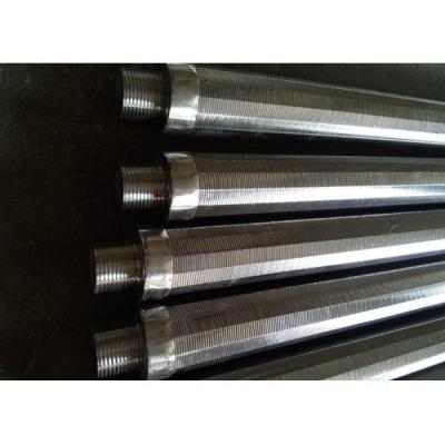 China Abreaction Resistant Wedge Wire Screen Pipe , SS 304 Rotating Drum Screen for sale