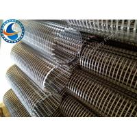 China 3mm Slotted Wedge Wire Mesh Corrosion Resistant With Large Open Area for sale