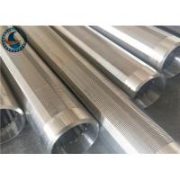 China Professional Wedge Wire Screen For Chemical / Pharmaceutical Industry for sale