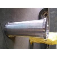 China Wastewater Treatment Wedge Wire Mesh Screen Anti - Corrosion 1.0 Mm Slot Opening for sale