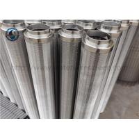 China Precision Fine Water Filter Johnson Wedge Wire Screen Pipe 100 Micron for sale