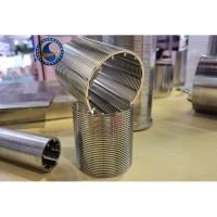 China Johnson Type Stainless Steel Well Strainer Vee Wire Screen for sale