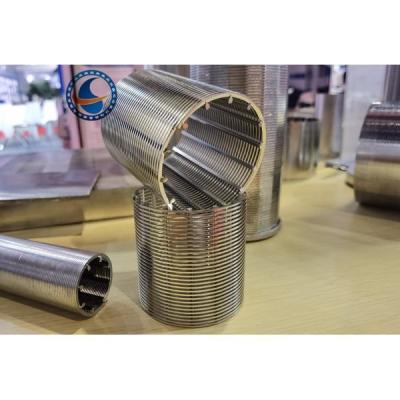 China Johnson Type Stainless Steel Well Strainer Vee Wire Screen for sale