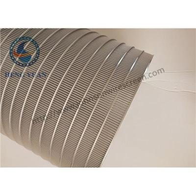 China Anticorrosion Wedge Wire Screen Pipe Stainless Steel Johnson 0.05mm Slot Filter for sale