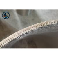 China Welded Ss 304 Wedge Wire Screen Filter 800 Micron Slot Opening Backwash for sale