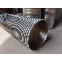 China 20μM Slot Opening Wedge Wire Screen Pipe Stainless Steel 304 Id 200mm for sale
