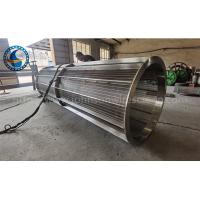 China Ss 304 Wedge Wire Screen Tube Continuous Slot Rotating Drum Filter for sale