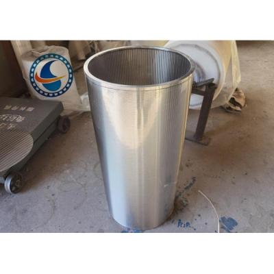 China Polished Surface Stainless Steel 316L Johnson Wire Wrap Screen With Support Rod 2*3mm for sale