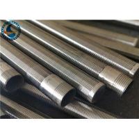 China Stainless Steel Wedge Wire Screen Pipe Durable For Wastewater Filter for sale