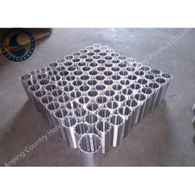 China Welded Profile Wire Screen , Vee Shaped Wire Mesh Tube for sale
