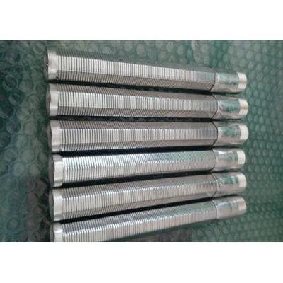 China Large Open Area Wedge Wire Screen Pipe , Anti Wear Coutinuous Slot Screen for sale