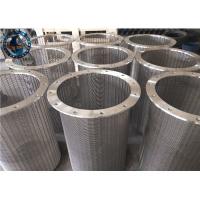 China Welded Wedge Wire Filter For Chemical / Environmental Protection Industry for sale