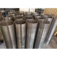 China Stainless Steel Slot 60 5.8m Wedge Wire Filter All Welded for sale