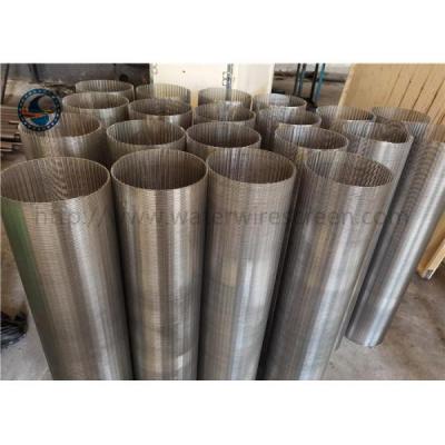China Stainless Steel Slot 60 5.8m Wedge Wire Filter All Welded for sale
