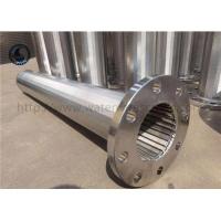 China No Clogging Less Pressure Drop Wedge Wire Screen Pipe 0.02mm Slot for sale