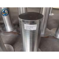 China Ss304 Support Bar Sieve Drum 0.1mm Slot Wedge Wire Screen Pipe for sale