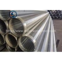 China Water Well Sand Control Filter 168mm Johnson Stainless Steel Well Screen 304 for sale