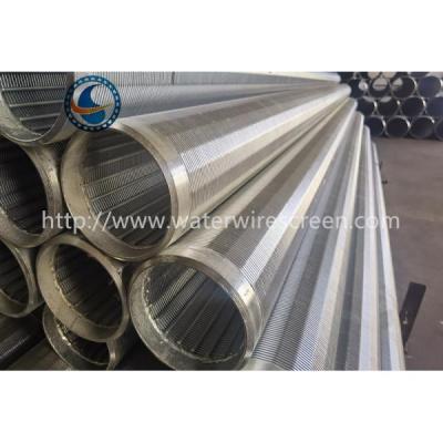 China Water Well Sand Control Filter 168mm Johnson Stainless Steel Well Screen 304 for sale