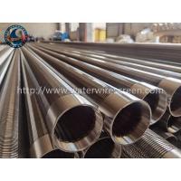 China 304 Stainless Steel Threaded Coupling 114mm Wedge Wire Screen Pipe All Welded for sale