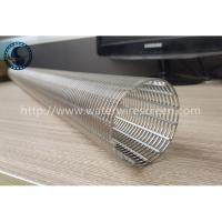 China Ss304 Pure Round Winding 2mm Slot Wedge Wire Screen Tube Solid Liquid Separation for sale