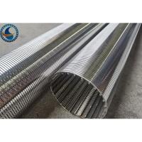 China 118mm Dia Ss Wedge Wire Filter Screen Candles For Oil Refineries Vulcanization for sale