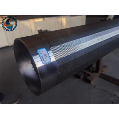 China Welded Cylindrical Wedge Wire Screen Pipe / Tube 168mm Diameter for sale
