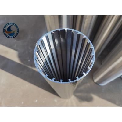 China 18s Profile Full Welded Wedge Wire Screen With Q35 Support Rod for sale