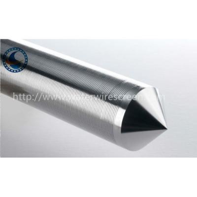 China Johnson Type Dia 125mm Wedge Wire Screen Pipe Continuous Slot for sale
