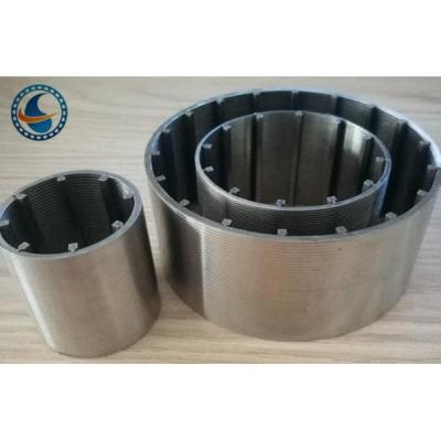 China Full Welded Profile Wedge Wire Screen Pipe Stainless Steel for sale