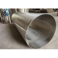 China Ss 316l Wedge Wire Screen Basket Diameter 915mm Vee Profile for sale