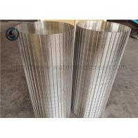 China Slotted Wedge Wire Screen Filter Johnson Well Mesh Stainless 304 316 316l for sale