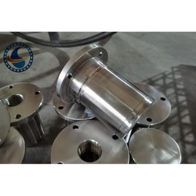 China End Connection Stainless Steel 304 Wedge Vee Wire Screen With Vee Shaped Hole for sale