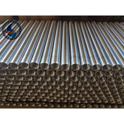 China SS 316L Oil Sand Control Wire Wrapped Screen Pipe With 2.28*3.56mm V Shaped Wire Shape And Polished Surface for sale