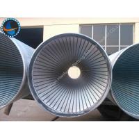 China Robust Johnson Wedge Wire Screens For Food Processing / Petrochemical Plant for sale