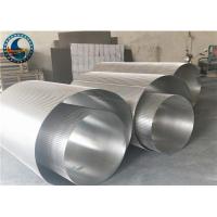 China Anti Abrasion Downhole Slotted Tube With Polished Non Clogging Surface for sale