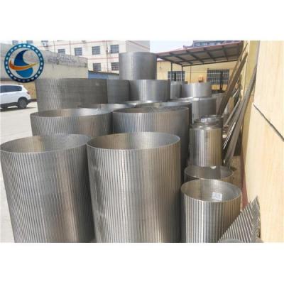China Non Magnetic SS Downhole Slotted Tube , Johnson Wedge Wire Screens for sale