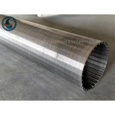 China Abrasion Resistant Johnson Wedge Wire Screens For Water Treatment System for sale