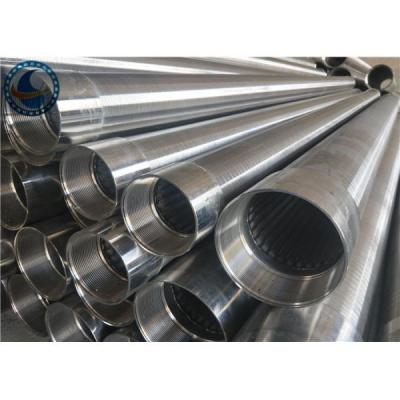 China Anti Corrosion	Downhole Slotted Tube , Stainless Steel Water Well Screen Pipe for sale