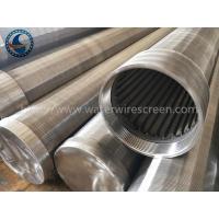 China AISI 304 Profile Wire Downhole Slotted Tube For Geothermal Wells for sale