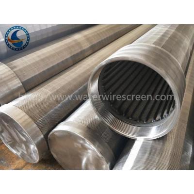China AISI 304 Profile Wire Downhole Slotted Tube For Geothermal Wells for sale