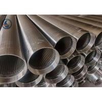 China OD 216 Johnson V Wire Slotted Water Well Screen Tube for sale