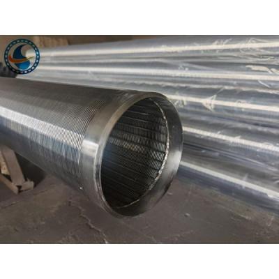 China Free Flow Vee Wire Downhole Slotted Tube Standard Construction for sale