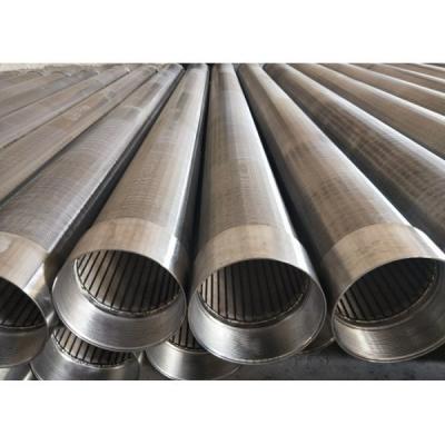 China Continuous Slot Wedge Wire Screen Cylinders With Male / Female Thread Couplings for sale