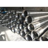 China Stainless Steel 304 Continuous Slot Screen , Anti Corrosion Vee Wire Screen for sale