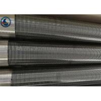 China 2x3mm Slot 1.5mm Wedge Wire Screen Pipe For Filter for sale