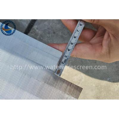China 3 Meters By 3 Meters SS304 0.5mm Continuous Slot Screen for sale
