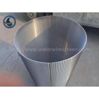China 316L Reverse 1.5X2mm Continuous Slot Screen Basket for sale