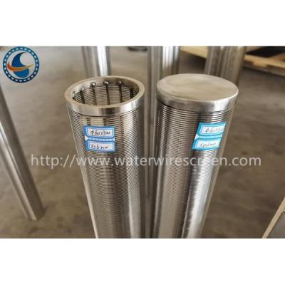 China OD 60mm 0.6mm 500mm Length Continuous Slot Screen for sale