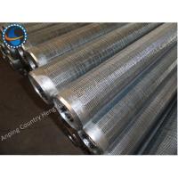 China Point Welding Johnson Vee Wire Screen Wear Resistant With Sealing Bottom for sale